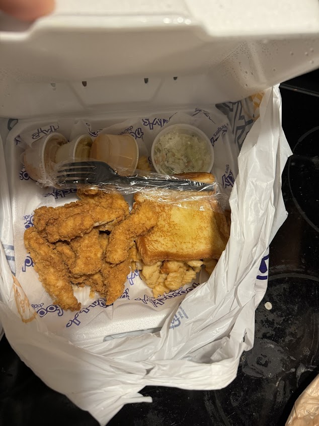 Foosackly's Menu Auburn AL, Chicken Fingers in a Box, Delicious Salads ...